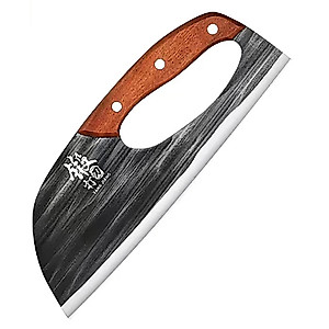 Multifunction Chinese Chef Knife, 9.5 Inch Stainless Steel Meat Cleaver, Effort Saving Kitchen Knife, for Home Outdoor Cooking, Kitchen Deboning, Camping BBQ, 𝘔𝘺 𝘖𝘳𝘥𝘦𝘳 𝘋𝘦𝘢𝘭𝘴
