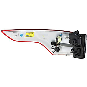 Evan Fischer Passenger Side, Outer Tail Light Compatible with 2013-2016 Ford Escape - FO2801229C