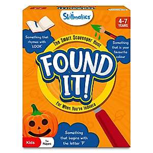 Skillmatics Card Game - Found It Indoor, Scavenger Hunt for Ages 4, 5, 6, 7, Educational, Gifts for Kids, Boys, Girls and Families