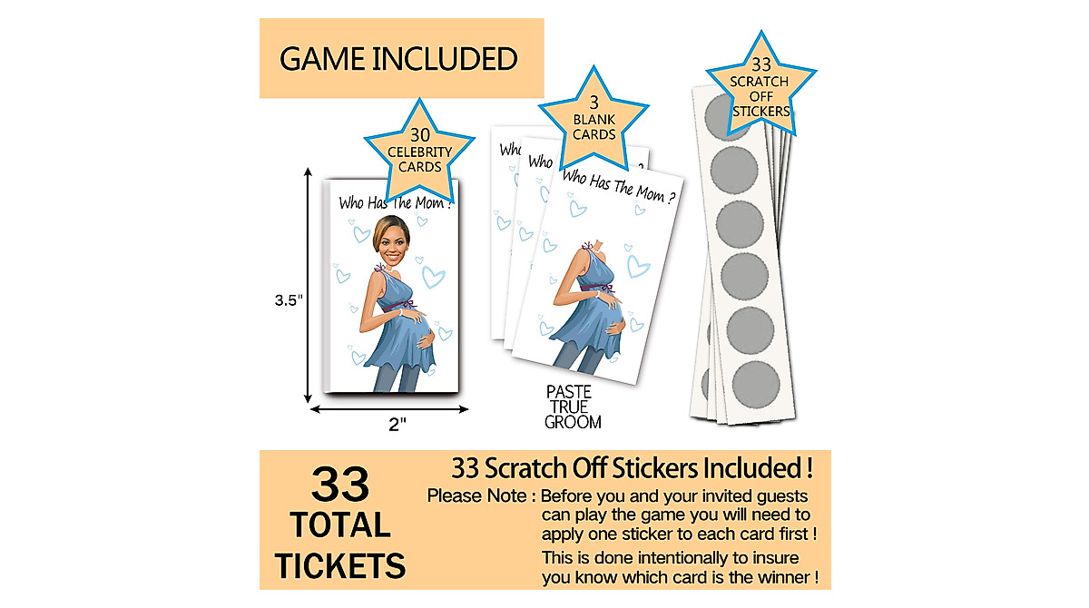 33 Fun Baby Shower Scratch-Off Games for Excitement