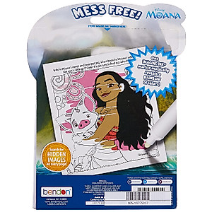 Bendon Moana Imagine Ink | Moana Coloring Book with Mess Free Marker | Moana Activity Book (Moana 1)