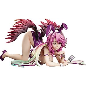 FREEing No Game No Life -Zero-: Jibril (Bare Leg Bunny Version Great War Edition) 1:4 Scale PVC Figure, Multicolor