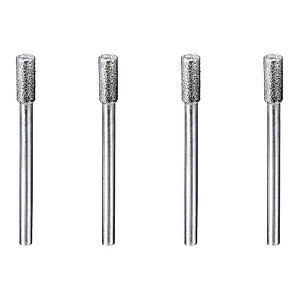 Sharpening Bits Set For Dremel Rotary Tool Grinding Wheels + Sharpener Stones Sharpen Lawn Mower Blade Axe Hatchet Hedge Shears Loppers Flat Grinder Wheel Bit Cylinder Stone Burr Pink Aluminum Oxide