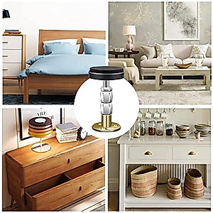 AIOUIERSCN Bed Frame Anti-Shake Tool, Adjustable Anti-Shake Tool, headboard Shockproof Stopper, Suitable for beds, cabinets, Sofas, Wall Retractable Tools，1.57-4.41inch,4pieces