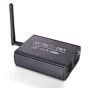Pknight 2.4G Wireless WiFi DMX Easynode Box 512 DMX Controller with App WiFi-DMX PRO Using ArtNet/sACN Protocol(one Universe)