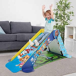 Pop2Play Paw Patrol Kids Slide – Safe Toy for Toddlers Indoor Playground – Foldable Slide for Easy Storage,Multicolored