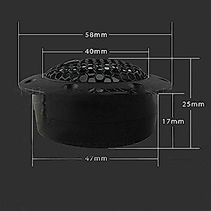 TOTMOX Car Stereo Speaker, ddt-s30 Tweeter, 320W Maximum Power Elite nd Aluminum Dome Tweeter