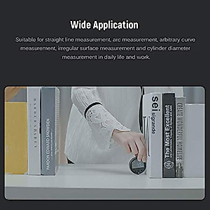 VISLONE Electronic Ruler 8 in 1 Range Finder 99m LCD Display High Accuracy Handheld Length Measuring Tool Long Standby Rechargeable Ruler