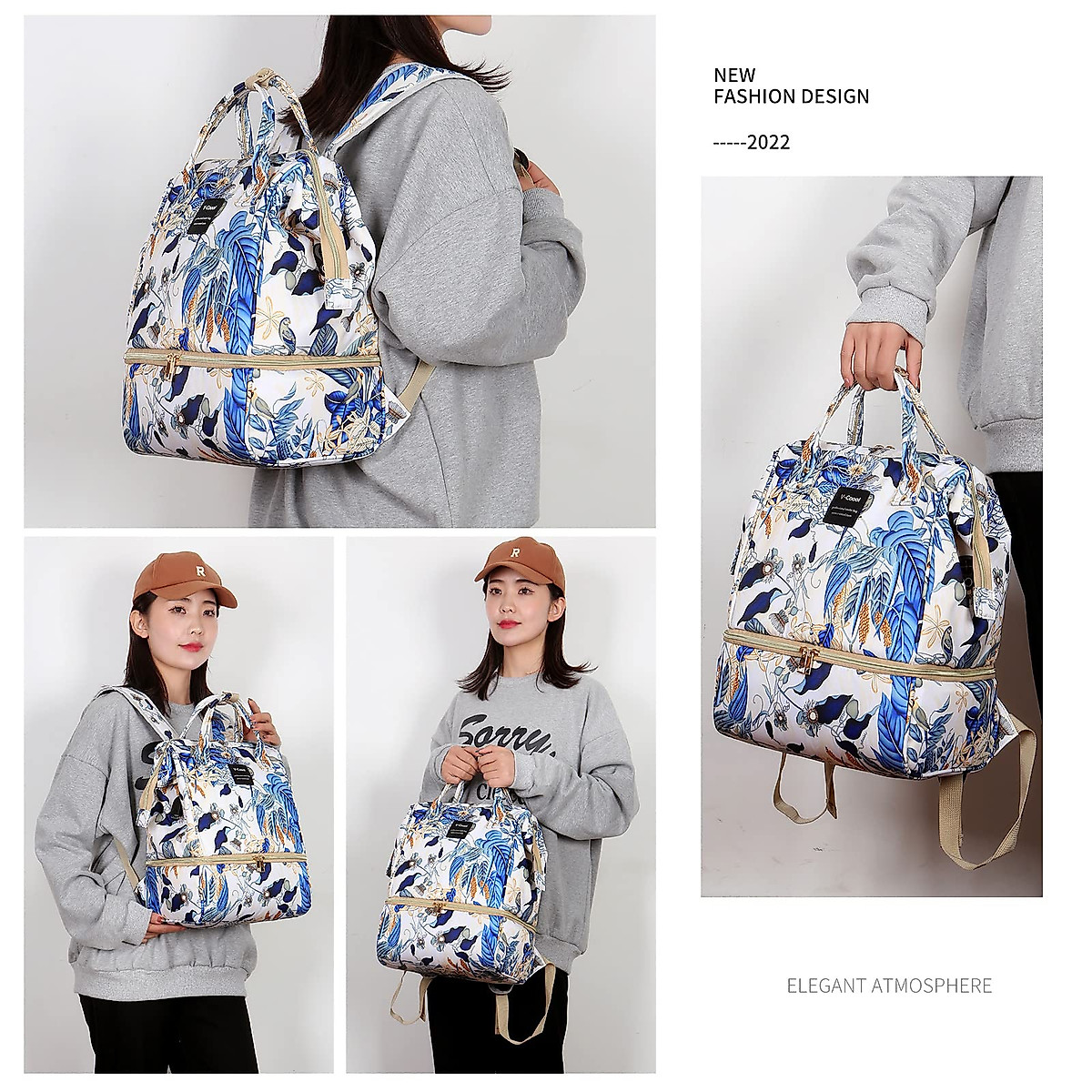 V-COOOL Breast Pump Bag, Cooler and Moistureproof Backpack Double Layer for Working Mom Outdoor, Pump Tote Bag fit Most Breast Pumps