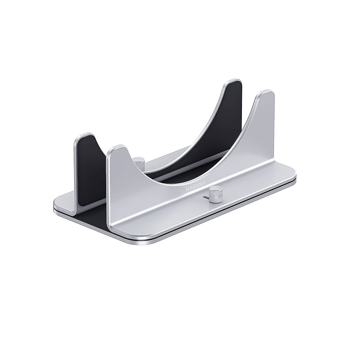 Hagibis Vertical Stand for Mac Mini M2, Aluminum Alloy Laptop Stand Anti-Slip Computer Holder Desktop Stand Compatible with M1 Chip Mac Mini, MC25 Pro