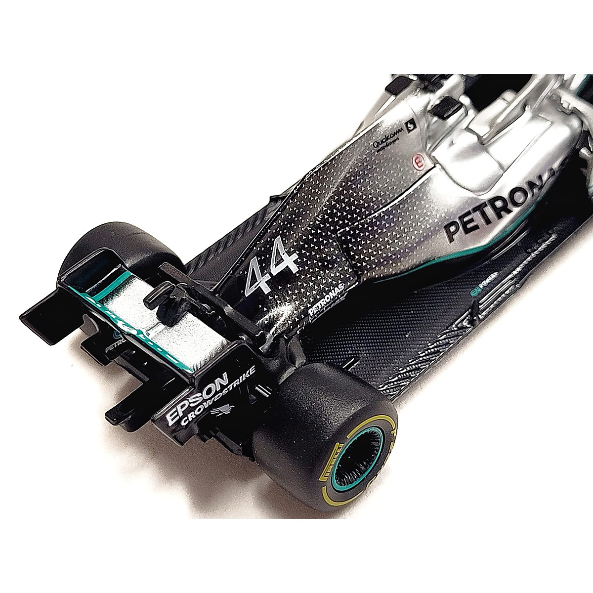 Mercedes AMG Petronas F1 W10 EQ Power+ #44 Lewis Hamilton F1 Formula One (2019) 1/43 Diecast Model Car by Bburago