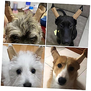 BESPORTBLE 2 Pairs Ear Patch Puppy Dog Ear Cleaner Dog Posting Kit Safety Dog Ear Support Doberman Dog Ear Posting Supplies Ear Forms for Dogs Large Dog Ear Correction Accessory Milk