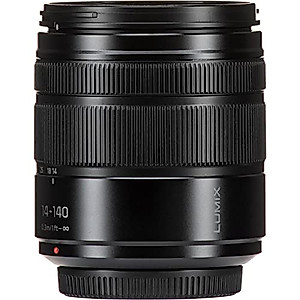 Panasonic Lumix G Vario 14-140mm Telephoto Zoom Lens with F3.5-5.6 II ASPH, Mirrorless Micro Four Thirds Mount and Power O.I.S. - H-FSA14140 (Upgraded USA Black)