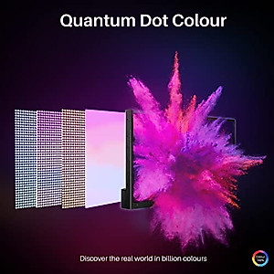 SYLVOX 43-inch Outdoor Smart TV, 4K UHD QLED Television for Outside, Smart TV Compatible with Alexa, 1000 nits, Weatherproof, Support Voice Control Download APPs WiFi Bluetooth (Deck Pro QLED Series)