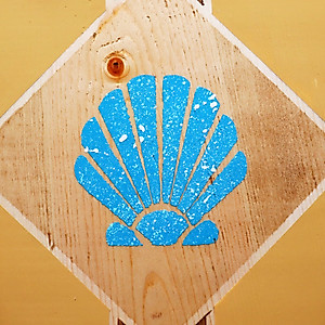 Large Wood Surfboard Turtle Wall Art 3 Feet, Custom Colors Beach Coastal Decor