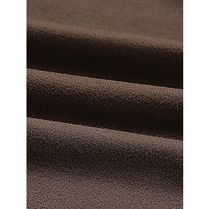 SOLY HUX Women's Y2K Shirt Gothic Long Sleeve Crop Tops Graphic Tees Skull Floral Print T Shirts Coffee Brown S