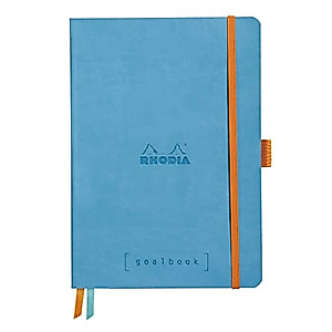 Rhodia Goalbook Journal, A5, Dotted - Turquoise Blue