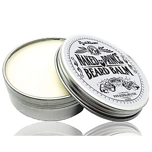 Naked Prince Scent Free All Natural Beard Balm Leave in Conditioner Beard Butter Moisturizer Premium Scentless Fragrance-Free Great for Hunters - Best Leave in Conditioner Balm for Bearded Men