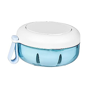 TOOYFUL Dental Retainer Case Denture Bath Box,Mouthguard Storage Soaking Holder, Mouth Guard Box Compact Waterproof Denture Cup for Travel Cleaning