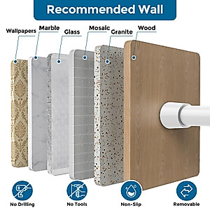 AIZESI 2pcs Spring Tension Rods Adjustable 26 to 39 inch Tension Curtain Rod Small Tension Rod No Drilling Expandable Spring Loaded Curtain Tension Rod,Suitable for Doors and Windows 28 to 36 inch