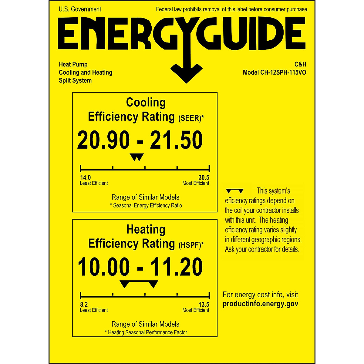 Cooper & Hunter 12,000 BTU, 115V Mini Split AC/Heating system Sophia Series 21.5 SEER with 16ft Installation Kit