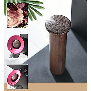 Wall Mount Holder for Dyson Supersonic Hair Dryer and Airwrap Styler, 2 in 1 Blow Dryer Accessories Organizer Storage Rack with Hook, Storage Attachment for Dyson Diffuser & Long Barrel