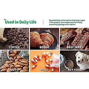 400 CC [200 Packets] Premium Oxygen Absorbers for Food Storage, Oxygen Absorbers (4 Bag of 50 Packets) - ISO 9001 Certified Facility Manufactured