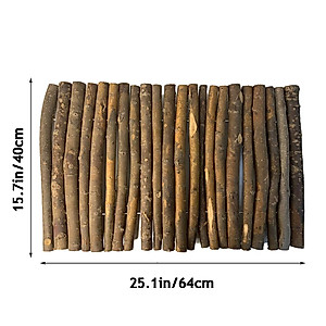 Hamiledyi Bunny Extra Large Ladder, Wooden DIY Toy Rodents Chewing & Climbing Bridge Chinchillas Cage Tunnel/Hideout/Hut/Ramp/Divider for Small Animal Guinea Pig Rat Squirrel