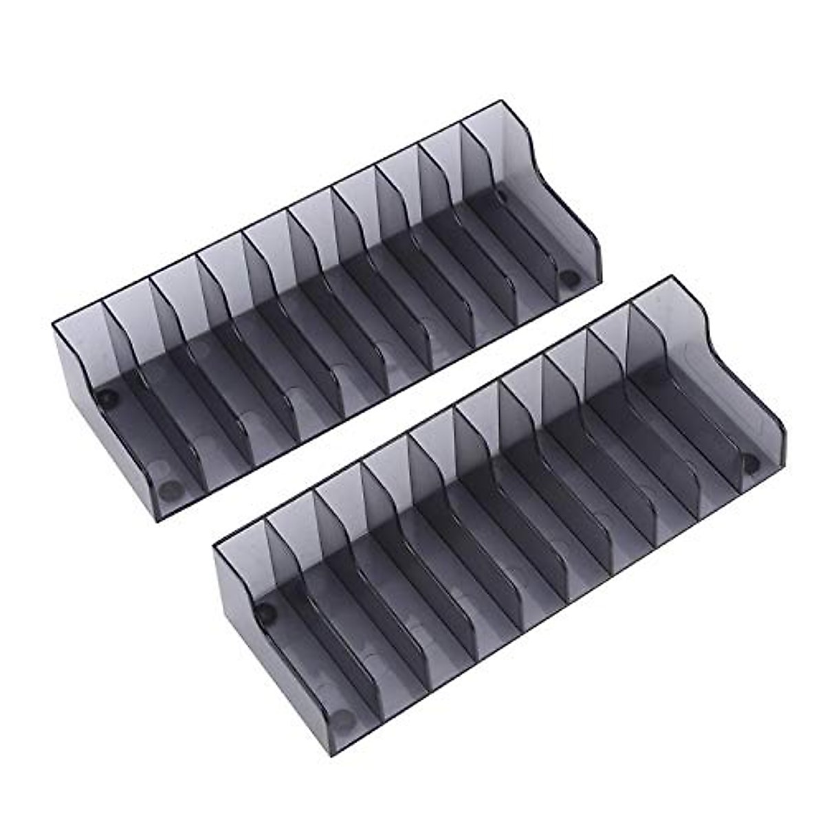 SALUTUY CD Storage Bracket, Large Capacity More Precise Dust-Proof Game Card Box ABS 2 Pcs for Pro Game Consoles for/Slim/PRO