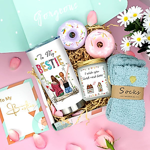 Happy Birthday Gifts for Women Best Friends, Friendship Gifts for Women, Sister Birthday Gifts From Sister Unique Christmas Gifts for Women Funny Basket Gift Ideas for Her Mom BFF Bestfriend Female