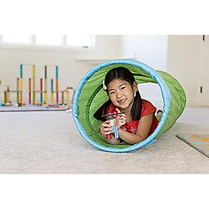 6 Piece Tegu Pocket Pouch Prism Magnetic Wooden Block Set, Tints