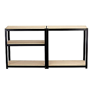Safco 6247BL Shelving Unit, 36 x 24, Black