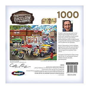 RoseArt - Chris Bigelow - Hot Rod Garage - 1000 Piece Jigsaw Puzzle for Adults