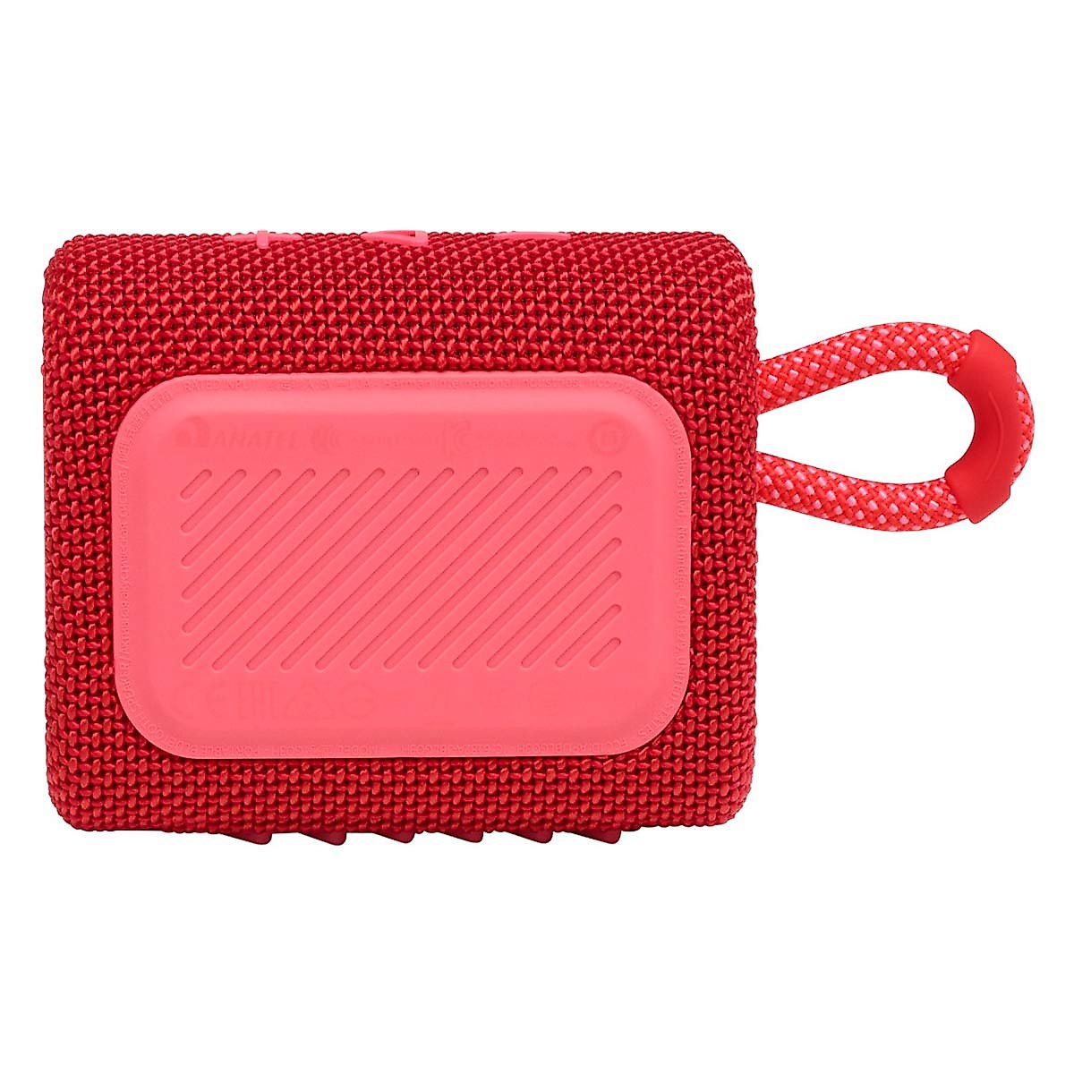 JBL Go 3: Portable Speaker with Bluetooth, Built-in Battery, Waterproof and Dustproof Feature - Red (JBLGO3REDAM)