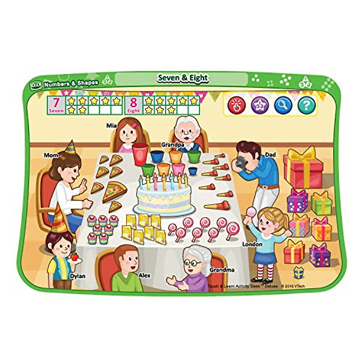 VTech Touch and Learn Activity Desk Deluxe Expansion Pack - Numbers and Shapes