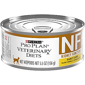 Purina Pro Plan Veterinary Diets NF Kidney Function Early Care Feline Formula Adult Wet Cat Food Pate - (Pack of 24) 5.5 oz. Cans