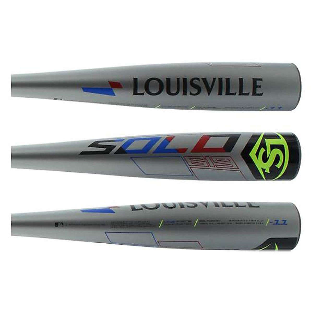 Louisville Slugger 2019 Solo 619 (-11) 2 5/8" USA Baseball Bat, 30"/19 oz