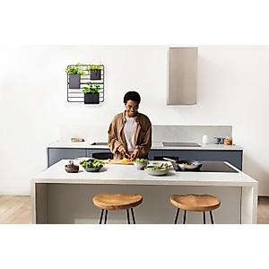 KASSELL Vertical Garden Wall Planter. Wall Mounted for Indoor Outdoor. All Metal Black Vertical Planter with No Assembly Required. Wall Planter for Indoor Plants Flowers, Herbs, Succulents and Plants