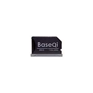 BASEQI UHS-II Aluminum microSD Adapter for 2021 M1 MacBook Pro 14 & 16” (Space Gray)