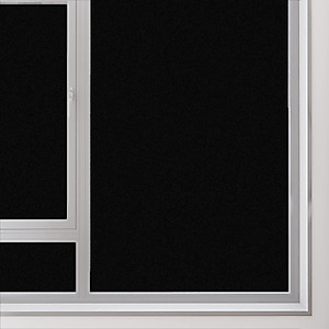 Danodoi 17.7'' x 157'' Black Window Privacy Film Frosted Glass Window Film Opaque Window Stickers Self Static Cling Decorative Window Cling Bathroom Door Covering Heat Blocker Decorative Sticker