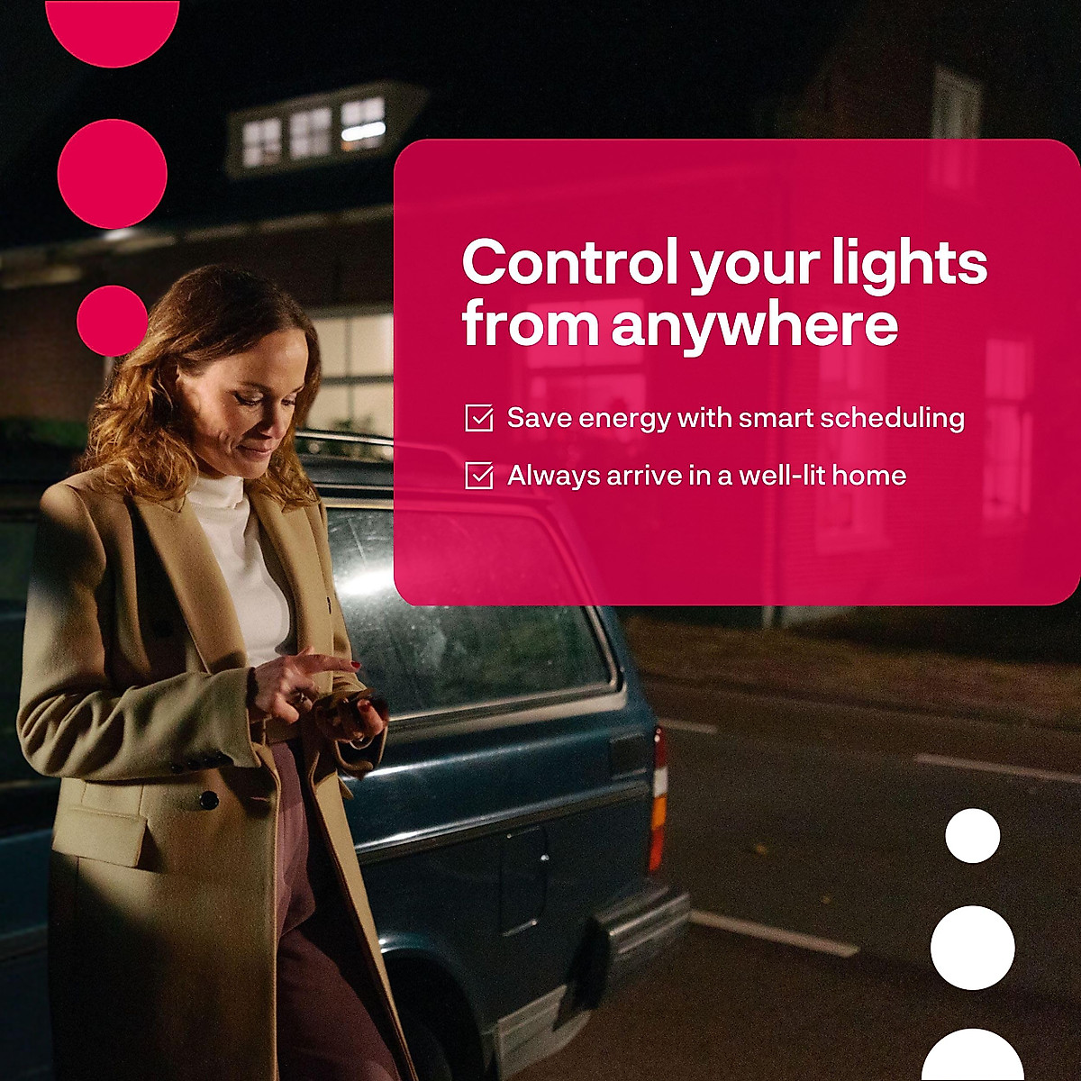 innr Color Smart Bulb A19, Works with Philips Hue, Alexa, Hey Google, SmartThings (Hub Required), Zigbee, Lights, Dimmable RGBW LED Light Bulbs A19 with E26 Base, 60W Equivalent, 2-Pack, AE 280 C-2