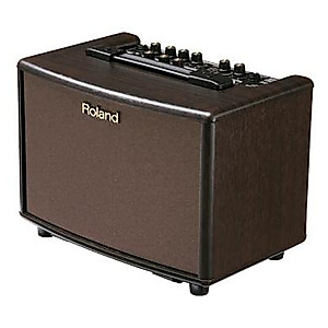 Roland AC-33 Acoustic Chorus Battery-Powered 30-Watt Guitar Amplifier, Rosewood, (AC-33RW)
