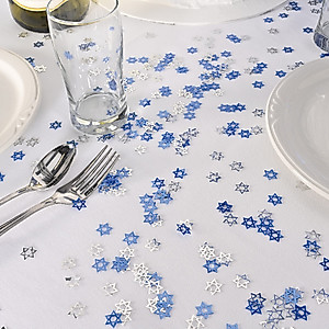 Fanci-Fetti Star Of David (blue & silver) Party Accessory (1 count) (.5 Oz/Pkg)