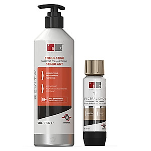 DS Laboratories Revita Shampoo & Spectral.DNC-N Hair Serum - Hair Thickening Shampoo & Hair Growth Serum for Hair Loss, Sulfate Free Shampoo, Hair Regrowth Serum, Thinning Hair Growth Products