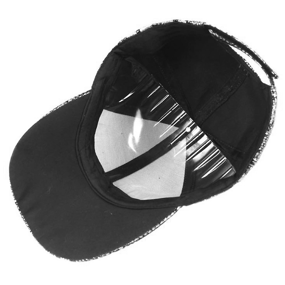 LABANCA Unisex Snakeskin Baseball Cap PU Leather Casual Trucker Baseball Cap Hat, Silver