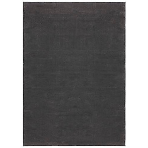 Safavieh Revive Collection 8' x 10' Charcoal REV102H Non-Shedding Solid Area Rug
