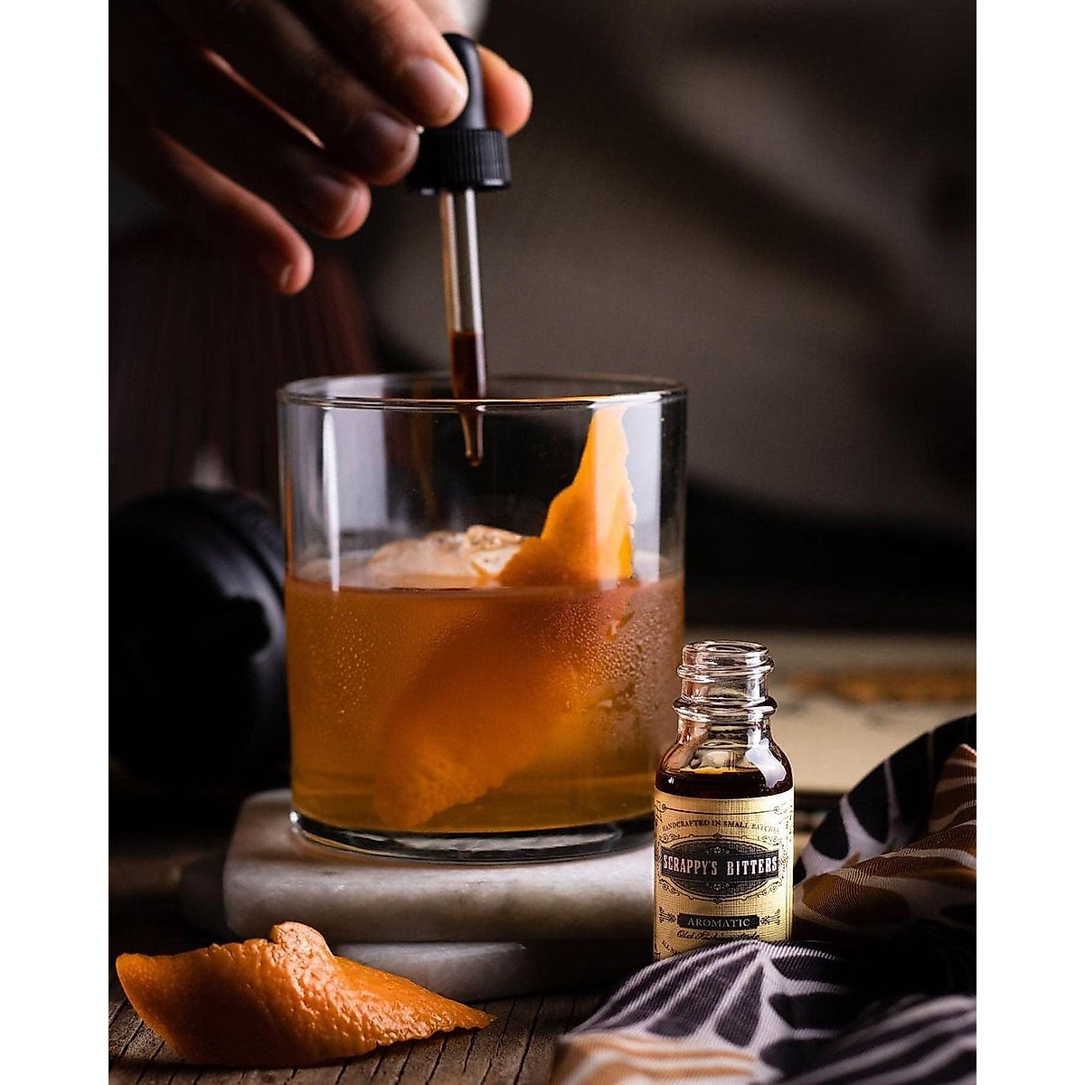 Scrappy's Bitters The Essentials Gift Set, 4 ct, 0.5 oz (Orange, Aromatic, Chocolate, and Firewater) - Organic Ingredients, Finest Herbs & Zests, No Extracts, Artificial Flavors, Chemicals or Dyes