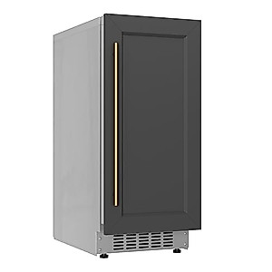 KoolMore Reserve 15 in. Residential Panel Ready (Panel Not Included) Ice Maker 57 lbs/24hr in Stainless-Steel (KM-BIM57-PR)