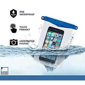 Lewis N. Clark Phone (7.2x4.4), Blue