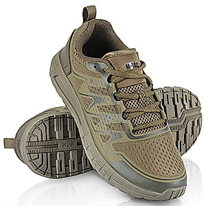 M-Tac Sport Tactical Running Walking Hiking Sneakers for Men - Mesh Lightweight (Dark Olive, 12)